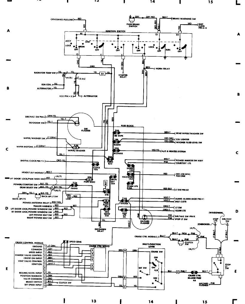 Jeep Grand Cherokee Wiring Schematic Wiring Draw And Schematic